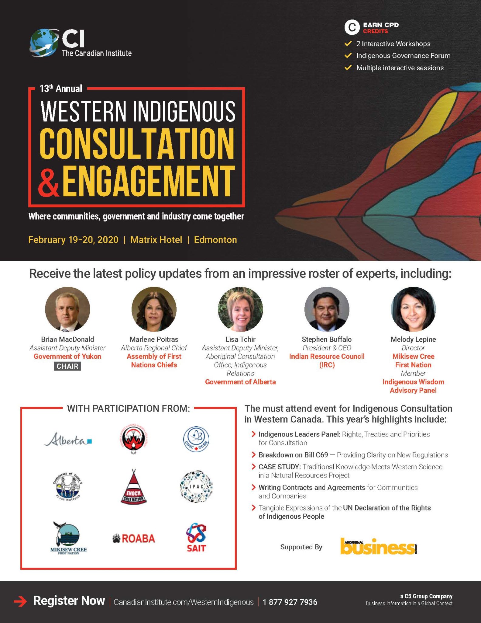 Mark Gustafson speaks at the 13th Annual Western Indigenous ...